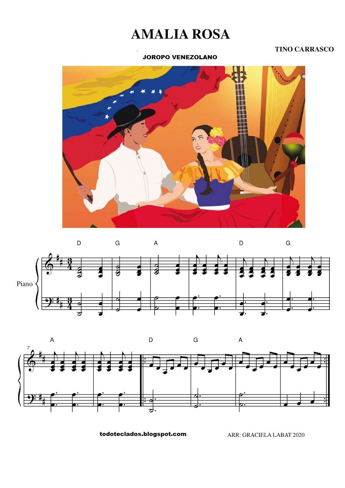 Freddy López interpreta la canción “Amalia Rosa“ - Música Venezolana